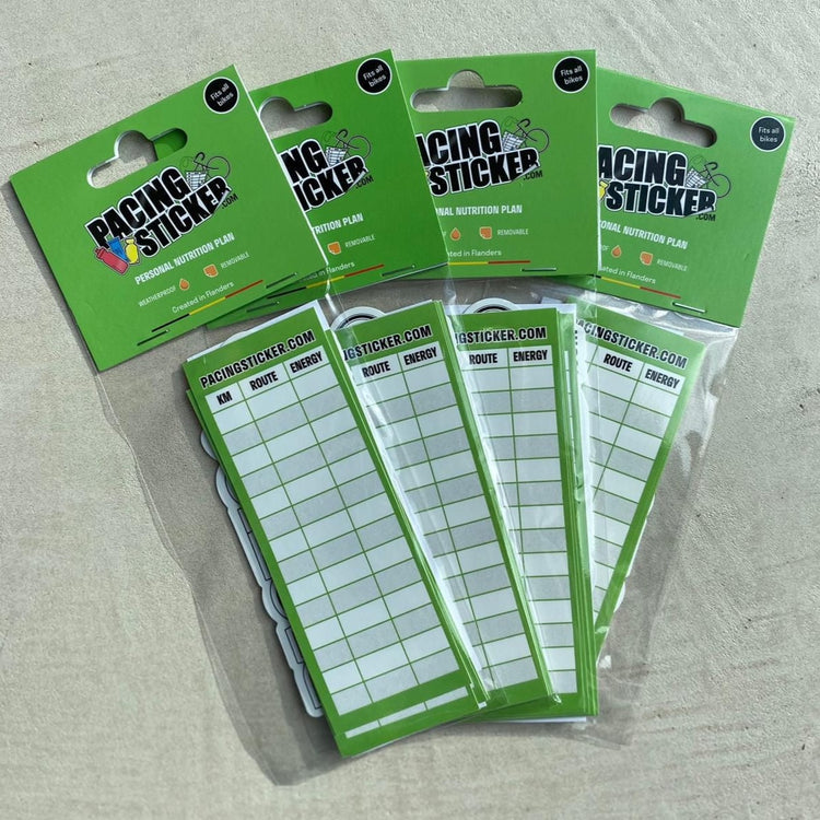 Pacing Sticker - Pace your ride