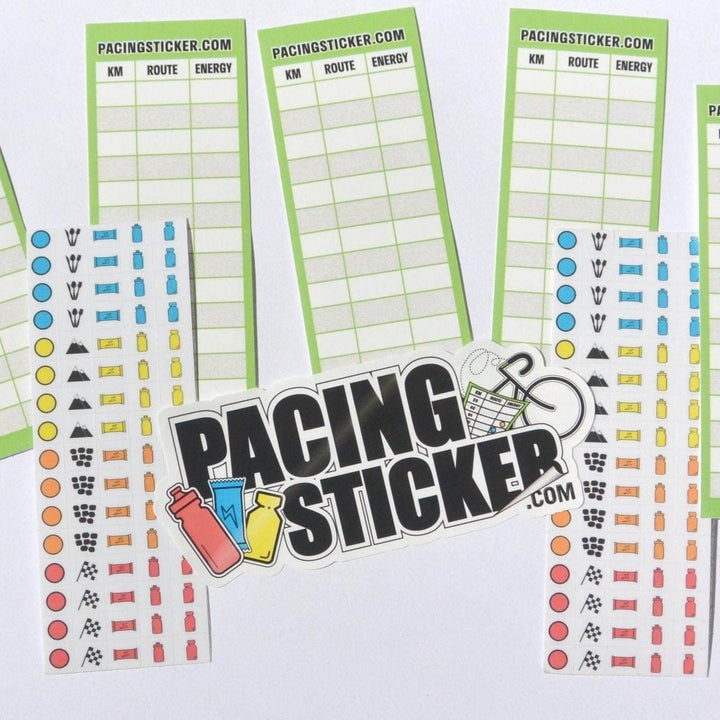 Pacing Sticker - Pace your ride